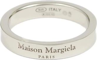 Maison Margiela Homme, Accessoires, Gris, Taille: 2XL Logo Reference Ring 4 mm