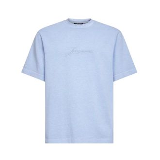 Jacquemus Homme, Tops, Bleu, Taille: XL Le T-Shirt Pigmento
