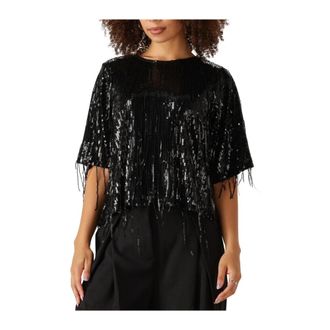 Moves Elegante Schwarze Bluse f&uuml;r Frauen - - Blouses & Shirts - Damen - Schwarzk - XS