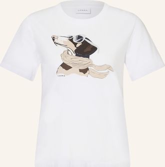 Comma Comma T-Shirt weiss