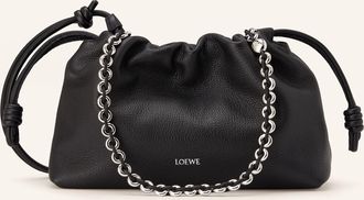 Loewe Schultertasche Flamenco schwarz
