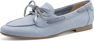 Marco Tozzi Marco Tozzi Damen Oxford weiches Feel Me Fu&szlig;bett weiches Innenfutter Modern, blau (LT.Blue), 41 EU