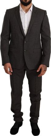 Dolce & Gabbana Homme, Costumes, Gris, Taille: L Costume 2 pi&egrave;ces crois&eacute;