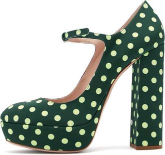 Generic Chaussures à Talons Hauts épais et Bout Rond pour Femmes, Plateforme Bout Fermé Bride à la Cheville Robe Bal Escarpins élégants pour Mariée Fête Mary 