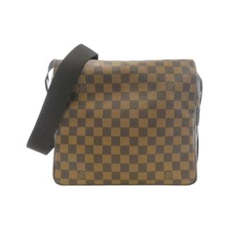 Louis Vuitton Pre-owned Damier Naviglio Umh&auml;ngetasche aus beschichtetem Canvas - - Pre-owned - Damen - Braun - ONE SIZE