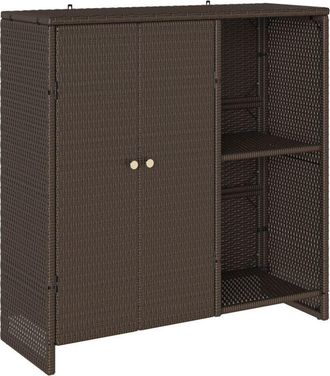 vidaXL Armoire de rangement avec porte Marron 100 x 36 x 102 cm Rotin Vidaxl