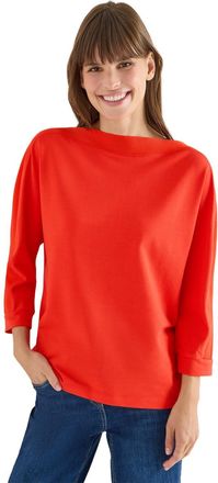 Cecil Damen 3228710 Batwing Shirt mit Tape, Pumkin Orange, XXL