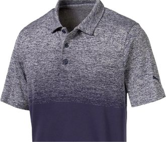 Puma Evoknit Poloshirt mit Farbverlauf - Blau