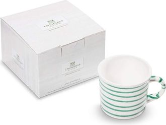 Gmundner Keramik Kaffeeh&auml;ferl glatt F&uuml;llmenge : 0.24 Liter Gr&uuml;ngeflammt Geschirr, handgemacht in &Ouml;sterreich