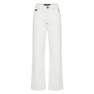 Philipp Plein Damen, Jeans, Wei&szlig;, W31Gr&ouml;&szlig;e