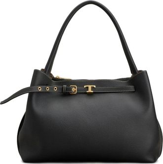Tod's Femme, Sacs, Noir, Taille: ONE Size Sac &agrave; main T Timeless