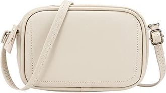 Generic Sac à bandoulière tendance pour femme, couleur unie, léger, confortable, grande capacité, en cuir pour homme, a, Taille unique