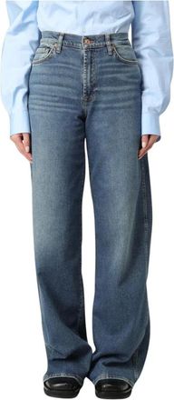 7 For All Mankind Damen, Jeans, Blau, W26Größe