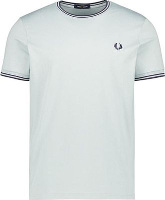Fred Perry Herren T-Shirt blau Baumwolle