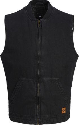Jack & Jones Herren Jjidave Jjjvest Wi 030 Weste, Schwarz, S