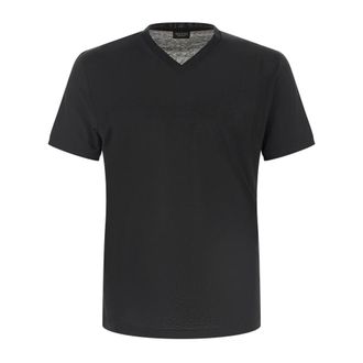 Gucci T-Shirt aus Seidenjersey - - Tops - Herren - Schwarzk - L