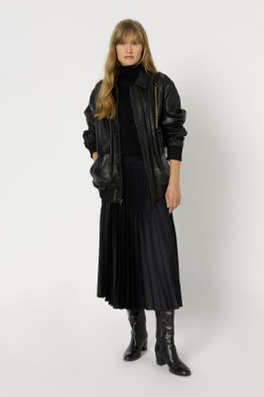 Gerard Darel Jupe pliss&eacute;e unie - BAHIRA - Noir