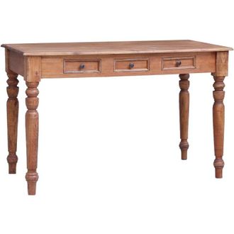 vidaXL vidaXL Schreibtisch mit Schubladen 117x57x75 cm Altholz Massiv