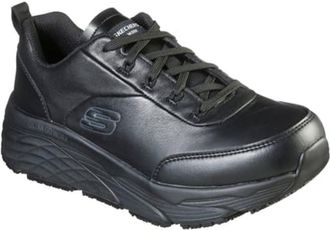 Skechers Herren Max Cushioning Elite Sr Filchner Health Care Professioneller Schuh, Schwarzes Leder, Synthetik, 48.5 EU