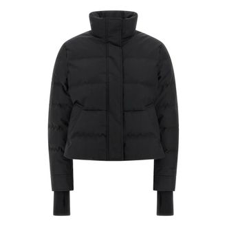 Alexander McQueen Cropped Daunenjacke - - Jackets - Damen - Schwarzk - S