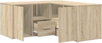 vidaXL Eckregal Sonoma-Eiche 160x40x45 cm Holzwerkstoff vidaXL