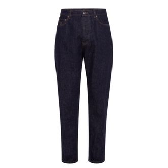 Brunello Cucinelli Indigo Blaue Bestickte Jeans - - Jeans - Herren - Blau - L