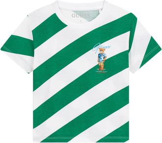 Guess T-Shirt N6GI05 K8HM4 Gr&uuml;n Regular Fit