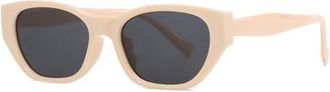 Generic Lunettes De Soleil Dext&eacute;rieur For Hommes Et Femmes, Monture Petite, D&eacute;coratives, For Les Vacances(Beige)