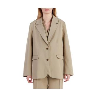 Sams&oslash;e & Sams&oslash;e Relaxed Fit Blazer - - Jackets - Damen - Braun - XS