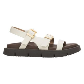 Estro & Luminara Femme, Chaussures, Beige, Taille: 39 EU Sandales Plates