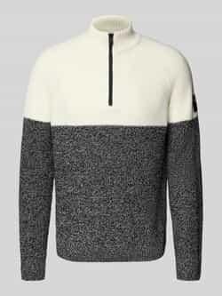Tom Tailor Denim Regular Fit Troyer mit Raglan&auml;rmeln
