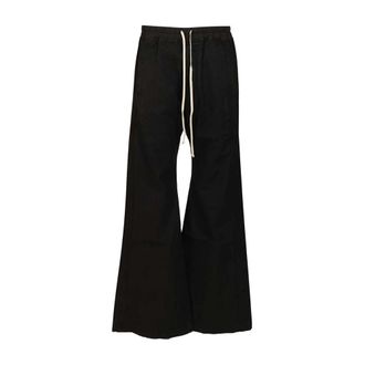 Rick Owens Wide Pusher Pants - - Trousers - Herren - Schwarzk - XL