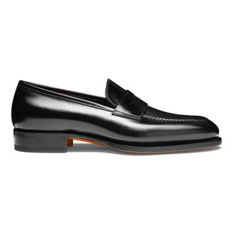 Santoni Penny Loafer - - Shoes - Herren - Schwarzk - 41 EU