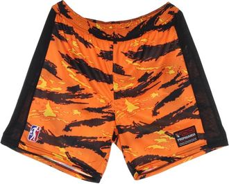 PROPAGANDA Tiger Camo Basketball Shorts Orange - - Sport - Herren - Orange - XS