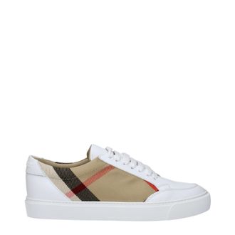 Burberry Sneakers Donna Tessuto Beige / Bianco Ottico