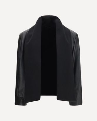 Toteme Scarf Leather Jacket Female 36