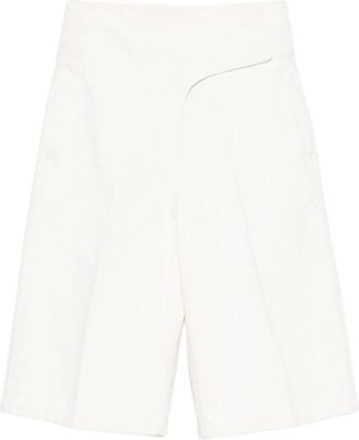 Ami Shorts Bermuda Ceinture - Femme - Shorts - Beige - Taille: W26