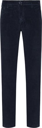 Jacob Cohen Cordhose mit Stretchanteil und Logo-Patch, Slim Fit in