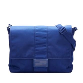 Fendi Pre-owned Nylon Crossbody - - Pre-owned - Damen - Blau - ONE SIZE