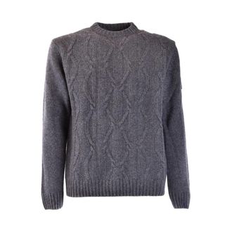 Peuterey Herren Strickwaren Grau Lange &Auml;rmel - - Knitwear - Herren - Grau - S