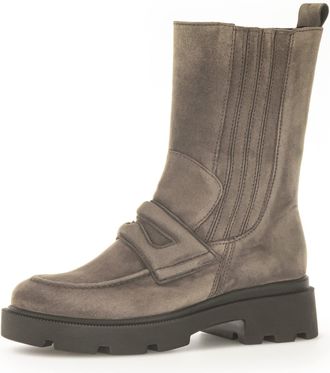 Gabor Damen Chelsea Boots, Frauen Stiefeletten,Wechselfußbett,Moderate Mehrweite (G),Schlupfstiefel,Stiefel,braun (Micro),40 EU / 6.5 UK