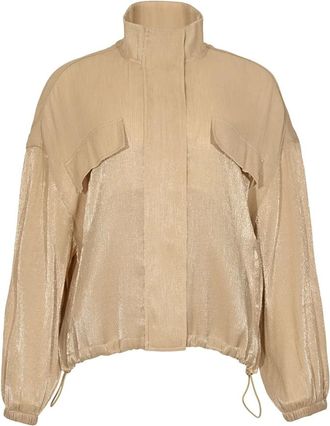 Maicazz Femme, Vestes, Beige, Taille: 40 FR Sairan Jacket