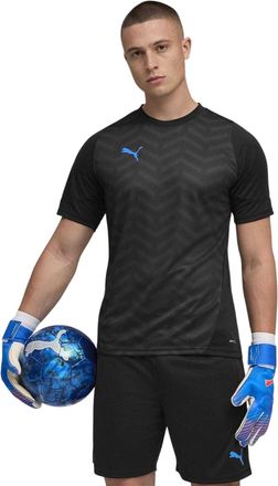 Puma IndividualCUP Trikot f&uuml;r Herren, Fu&szlig;ball (Schwarz/Blau)