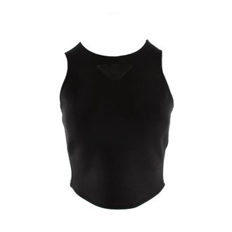 Armani &Auml;rmellose Oberteile - - Tops - Damen - Schwarzk - S