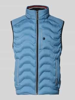 Tom Tailor Regular Fit Steppweste mit Kapuze im Kragen