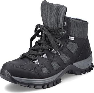 Rieker Bottes de randonnée pour femme M9844, Noir, 36 EU