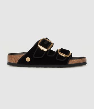 Birkenstock Sandales Arizona Big Buckle Velvet Black