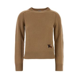 Burberry Femme, Pulls, Brun, Taille: 38 FR Pull Burberry