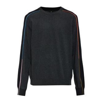 Paul Smith Pullover mit Rundhalsausschnitt aus Baumwolle - - Knitwear - Herren - Grau - M
