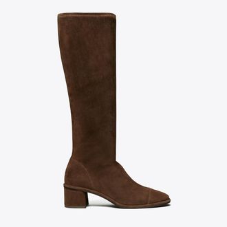 Tory Burch Kniehohe Stiefel mit Zehenkappe